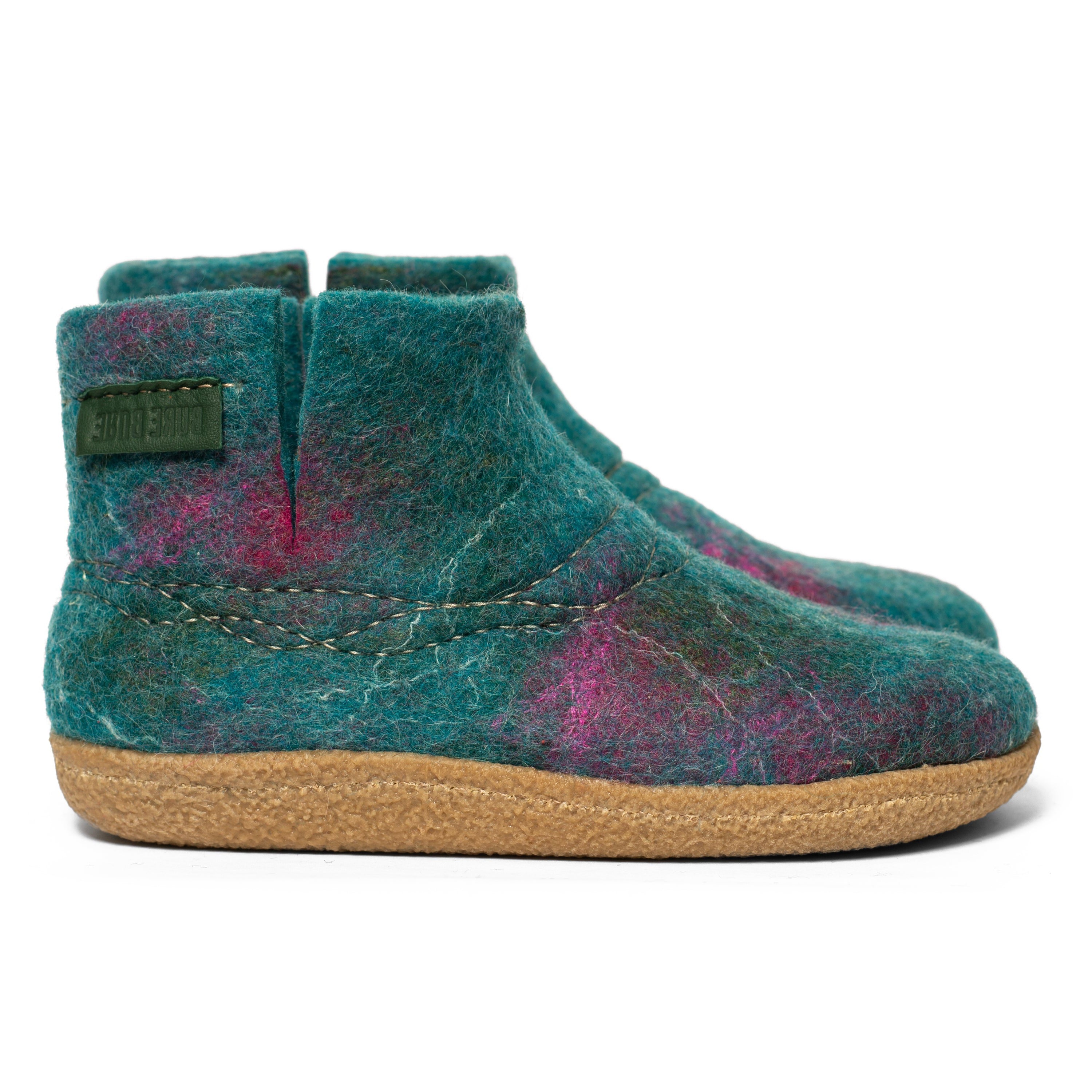 Opal WOOBOOTS Warm Felted Wool Boots for Women, Handmade by BureBure ...