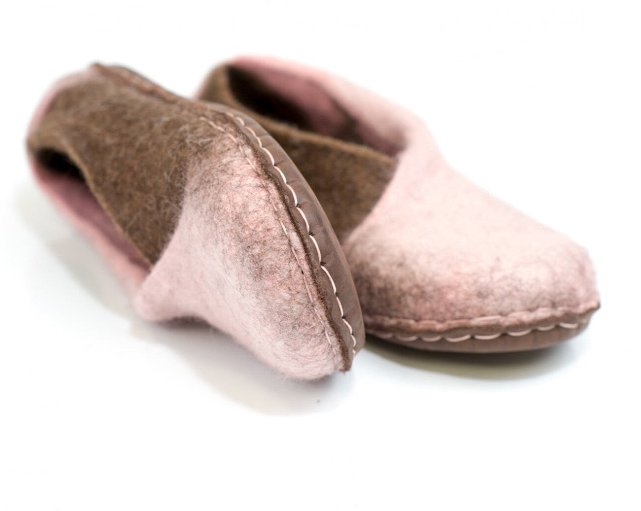 Turquoise/Olive ENVELOPES, Felted Wool Slippers for Women | BureBure ...